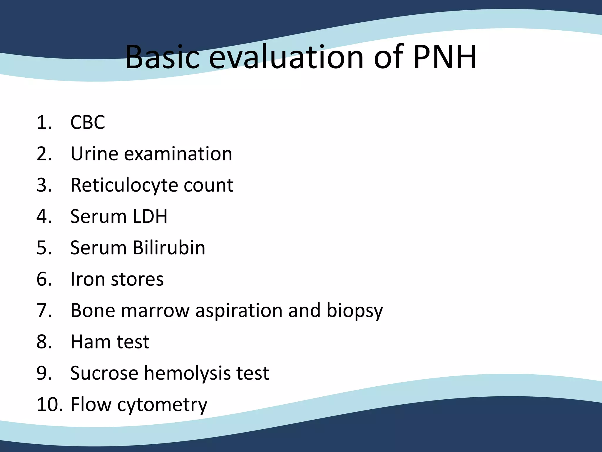 Paroxysmal nocturnal hematuria | PPTX