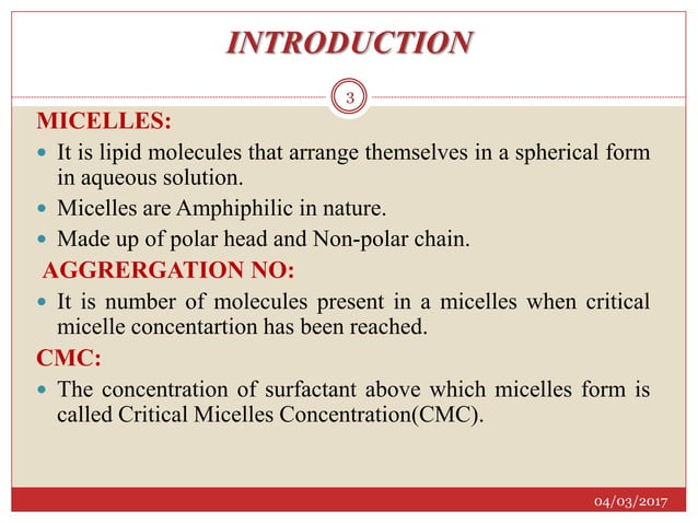 Seminar polymeric micelles | PPTX | Chemistry | Science