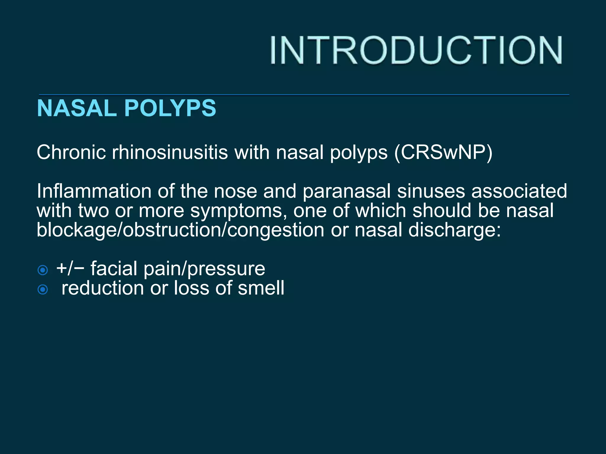 Nasal Polyps | PPTX