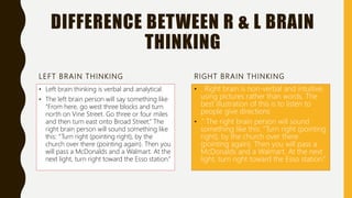 Brain hemispheres and information process | PPTX