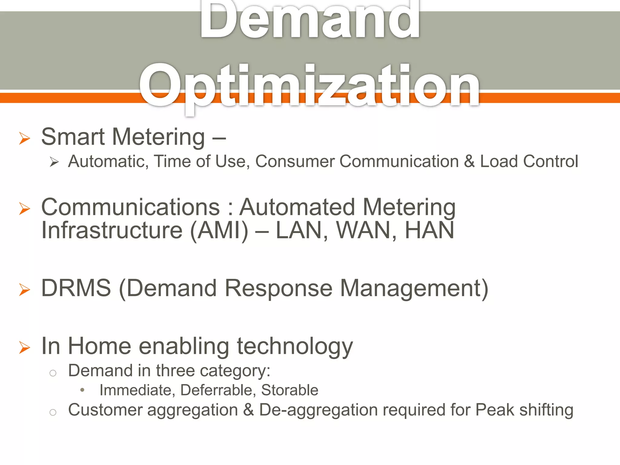 Demand Side Management of a Smart Grid | PPTX