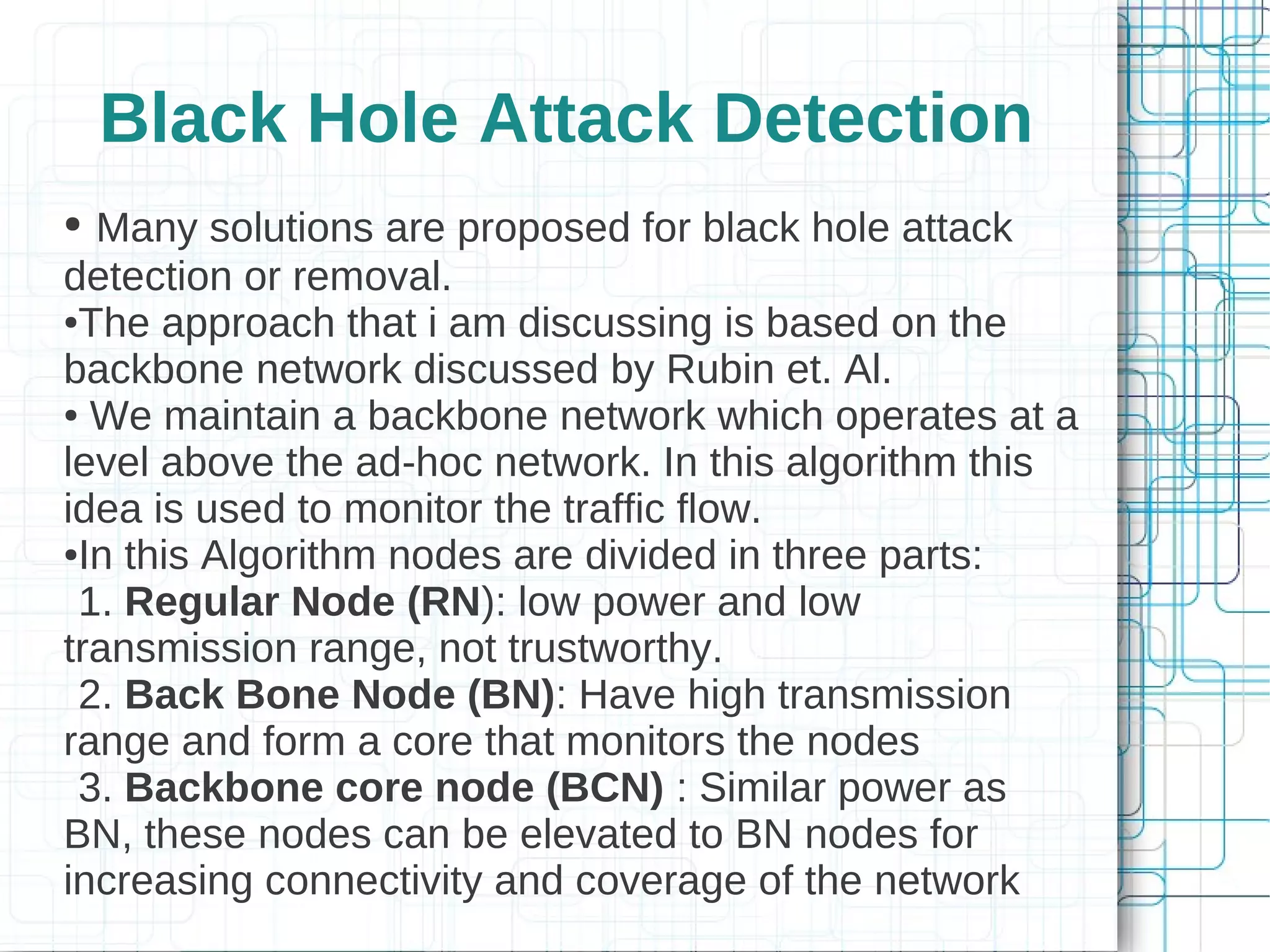 Aodv Protocol And Black Hole Attack Pdf Computer Networking Computing