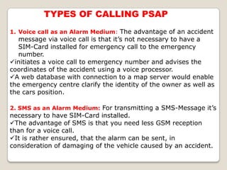 e-call ppt | PPTX