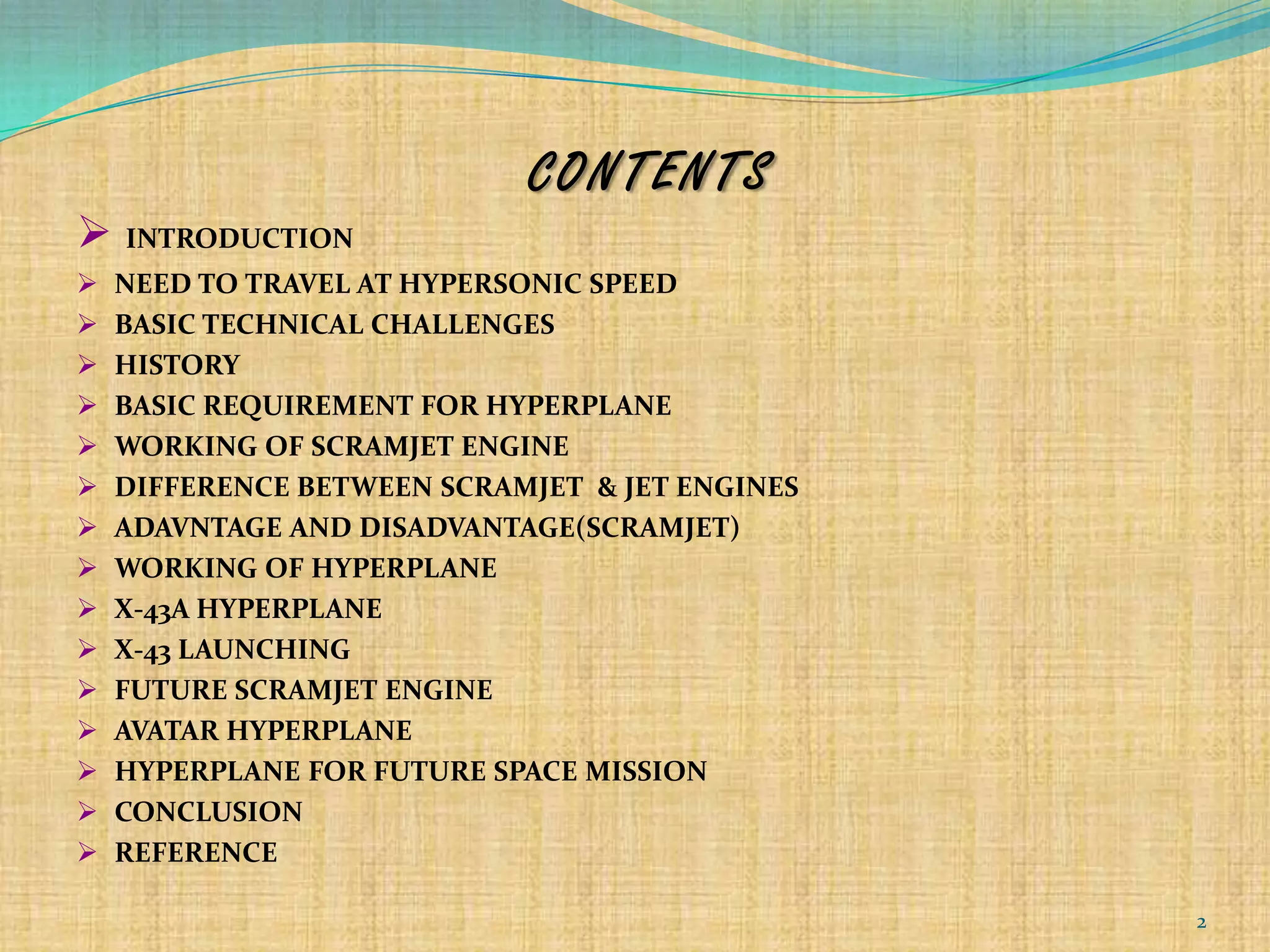 HYPERSONIC AIR BREATHING ENGINES | PPTX