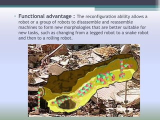 Self re-configuring modular ROBOT | PPTX
