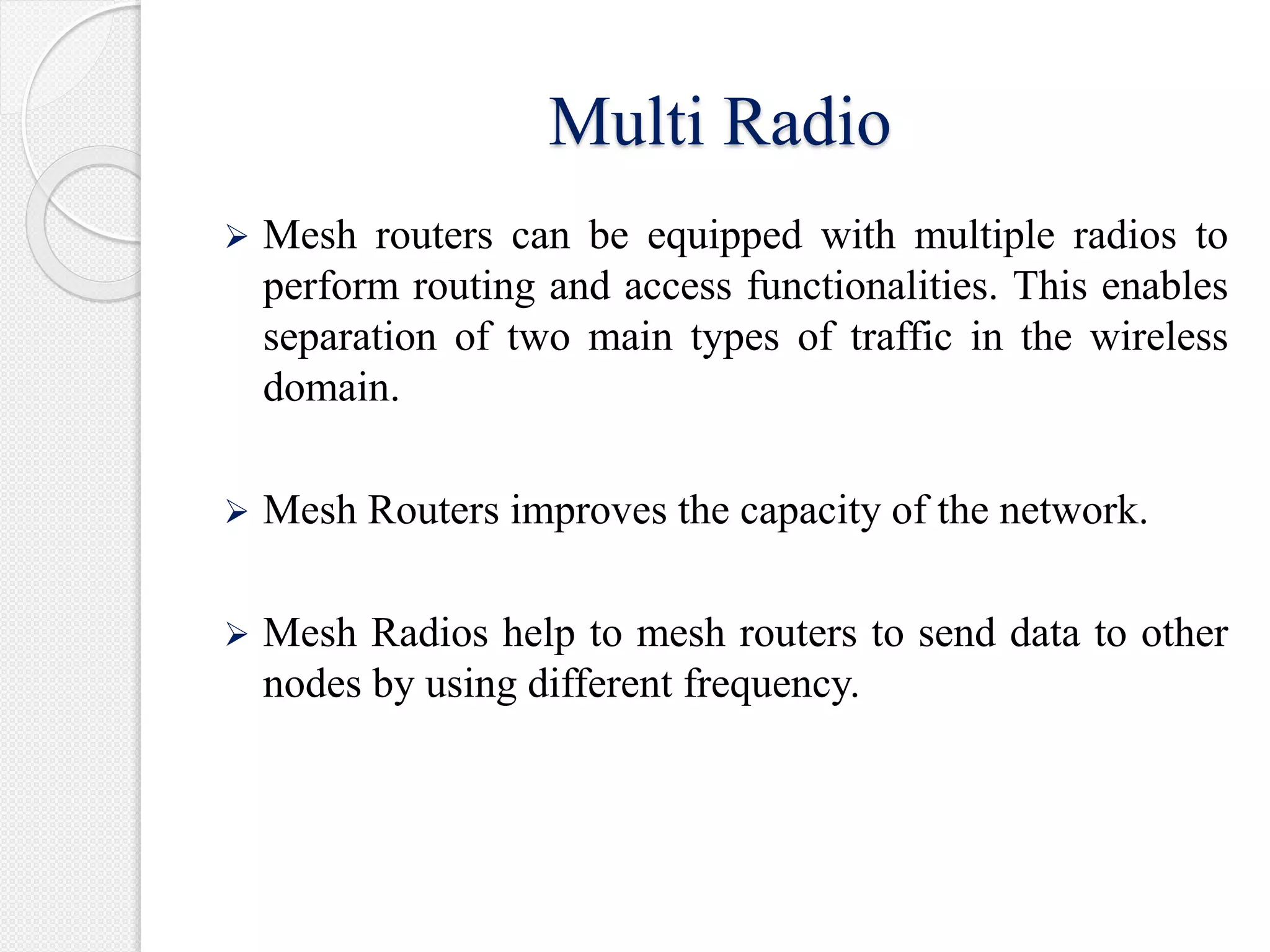 Wireless Mesh Network | PPTX
