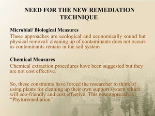 PHYTOREMEDIATION | PPTX