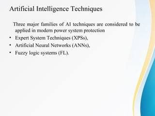 Artificial Intelligence in Power Systems | PPT