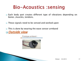 skinput technology | PPT