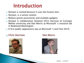 skinput technology | PPT