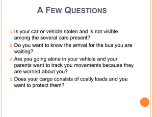 Automatic Vehicle Locator | PPTX