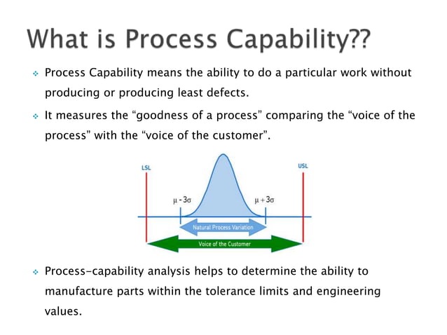 Six Sigma : Process Capability | PPTX
