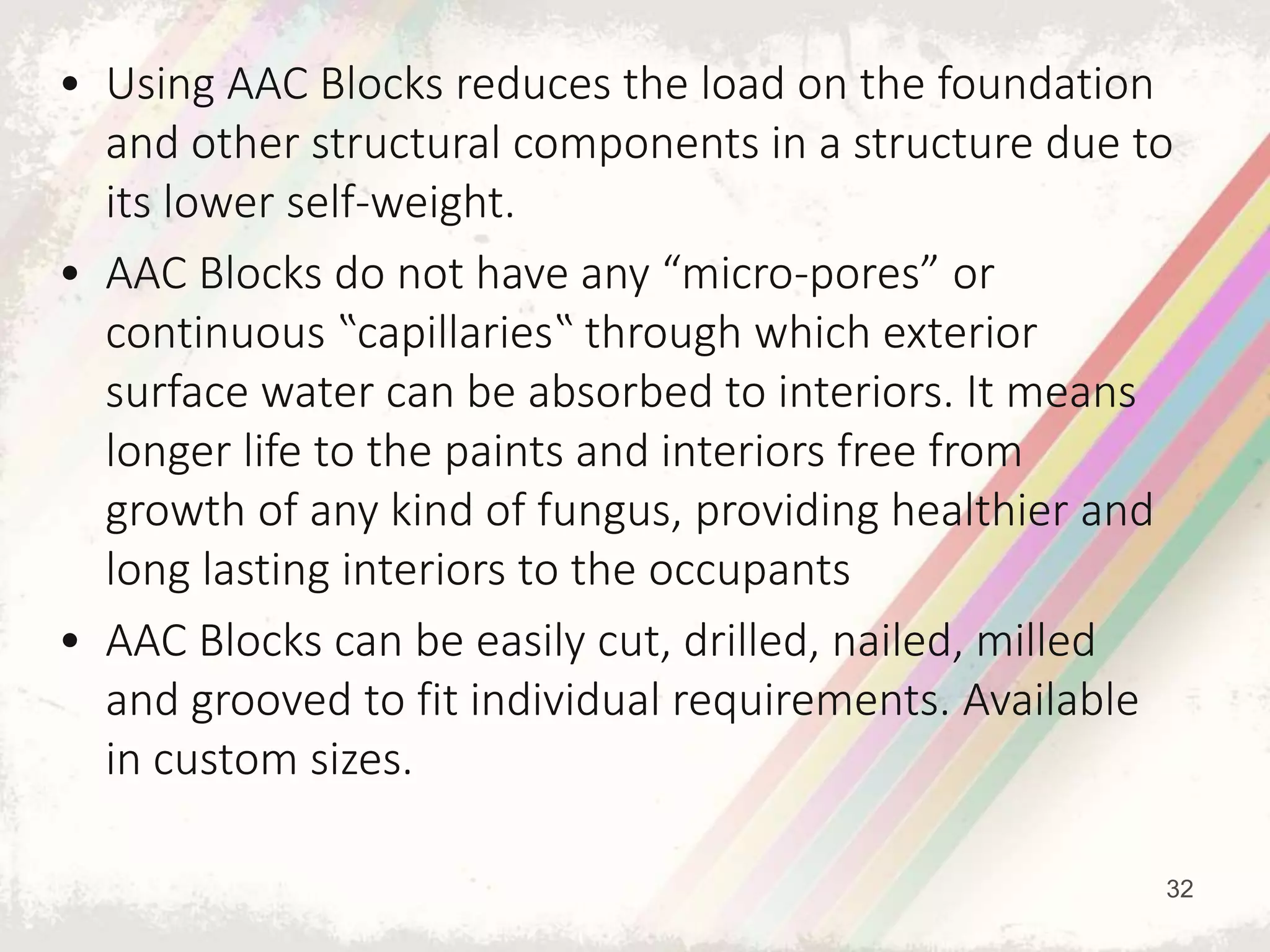 Autoclaved Aerated Concrete Blocks | PPTX