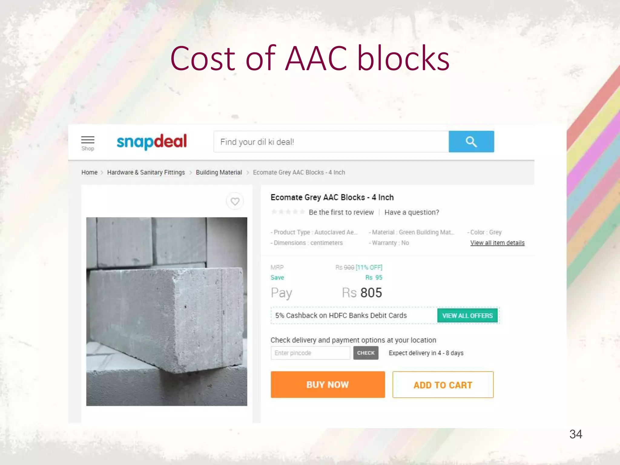Autoclaved Aerated Concrete Blocks | PPTX