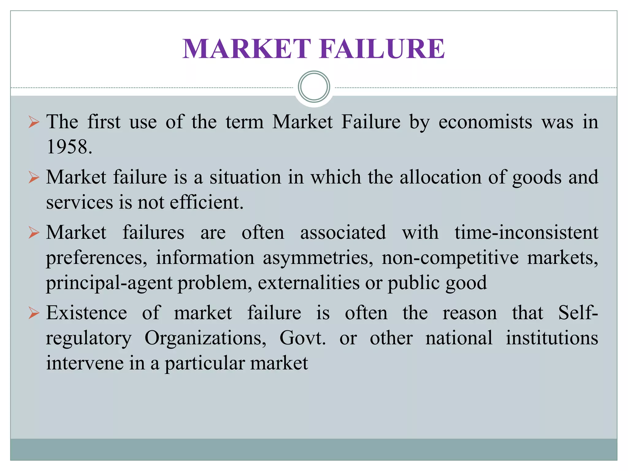 MARKET FAILURE AND FREE RIDER PROBLEM | PPTX