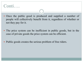 MARKET FAILURE AND FREE RIDER PROBLEM | PPTX