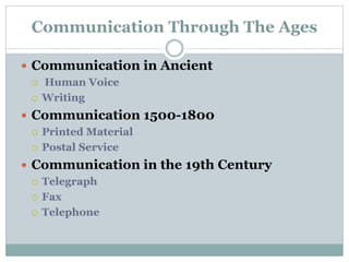 Communication Network | PPT