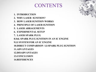 laser ignition by comburtion engine | PPT