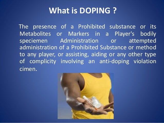 anti doping law in sports