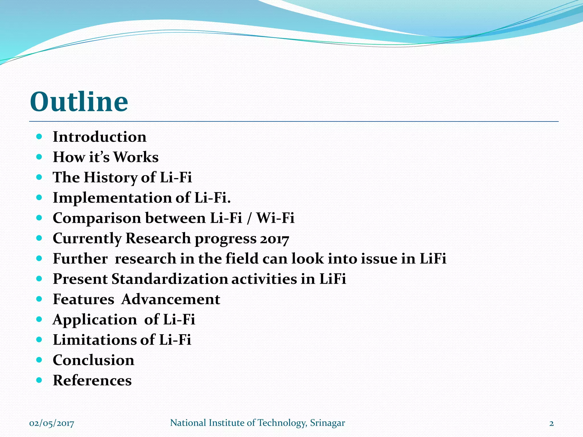 LiFi technology (visible light communication ) | PPTX