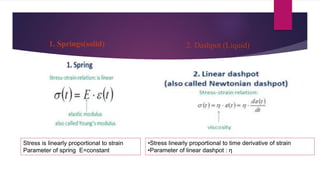 Modelling Visco-elastic material for Building structure | PPTX
