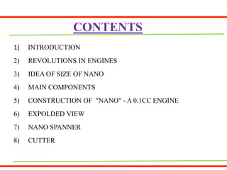 Nano ic engine by RUDRASH | PPTX