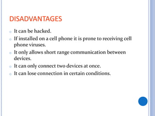 Bluetooth Network security | PPTX