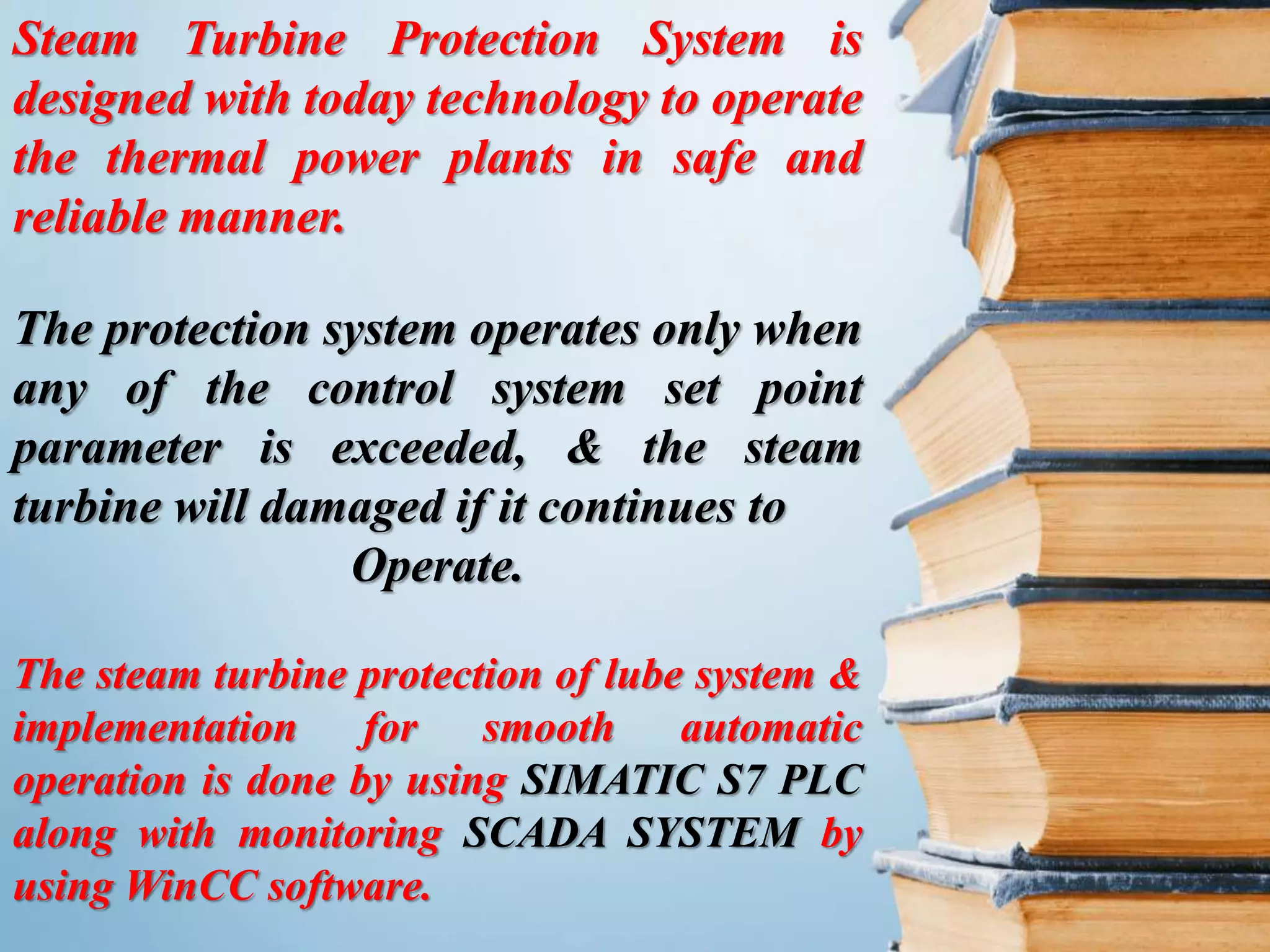 STEAM TURBINE LUBE OIL SYSTEM PROTECTION USING SCADA AND PLC | PDF