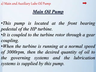 Steam Turbine Lube Oil System Protections Using SCADA & PLC | PPTX