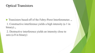 optical computer technology | PPT