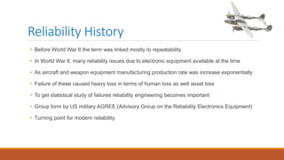 Reliability Seminar ppt | PDF