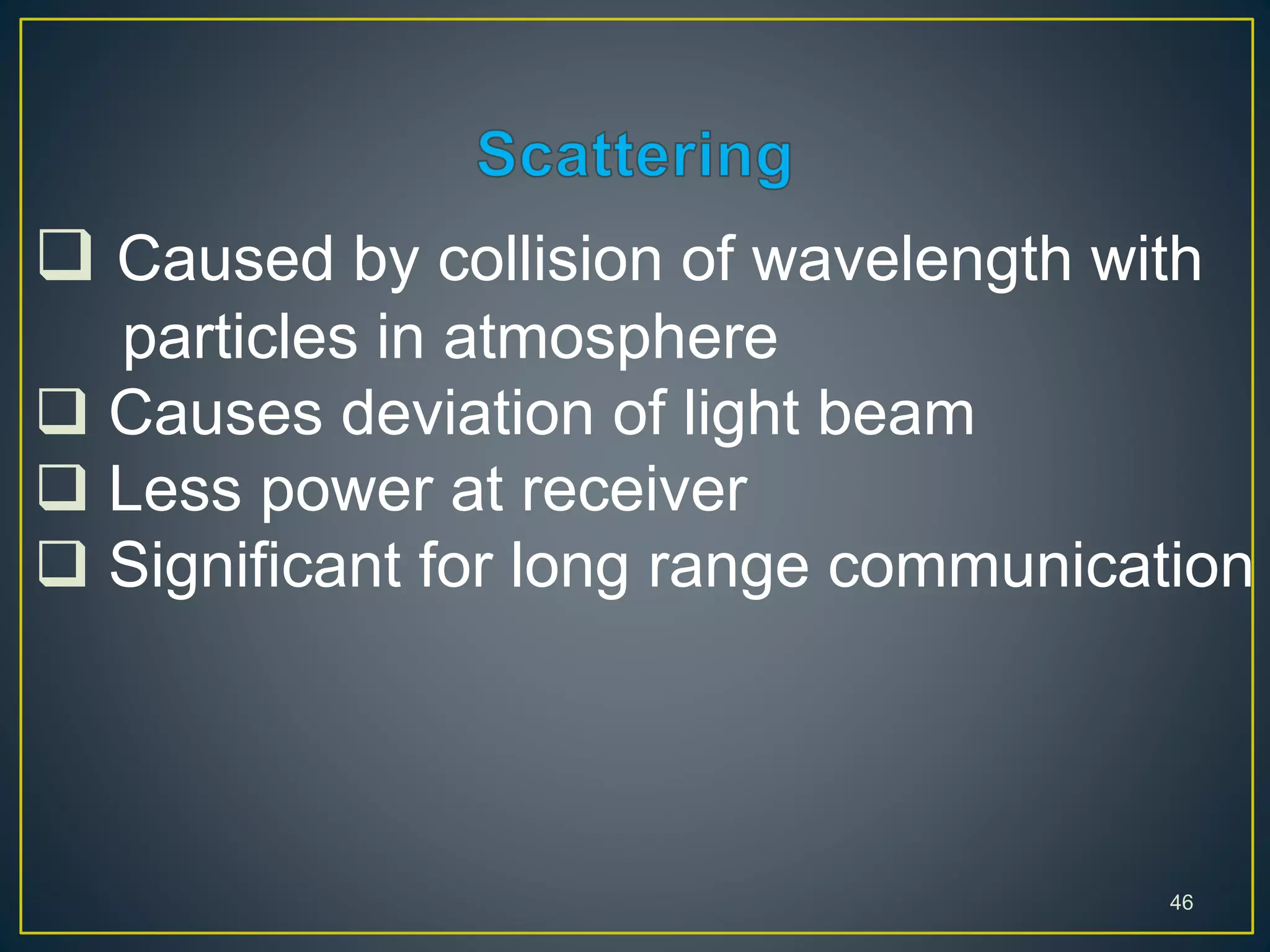 wireless optical communication | PPTX | Computer Networking | Computing