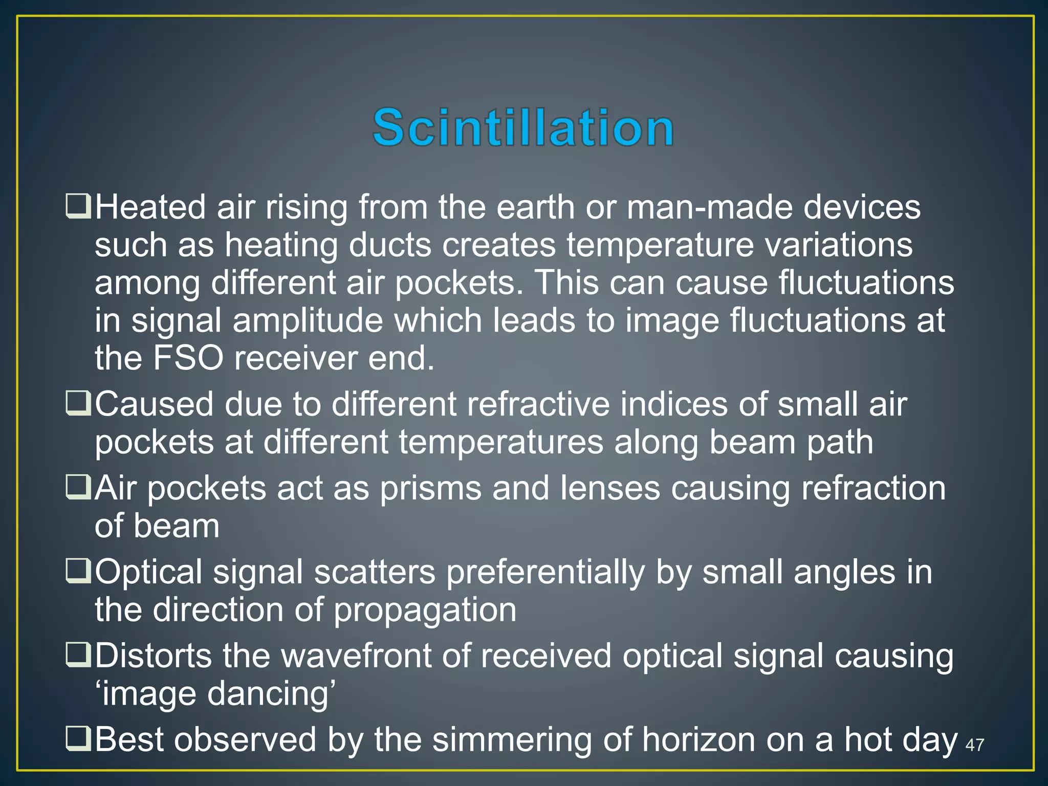 wireless optical communication | PPTX | Computer Networking | Computing