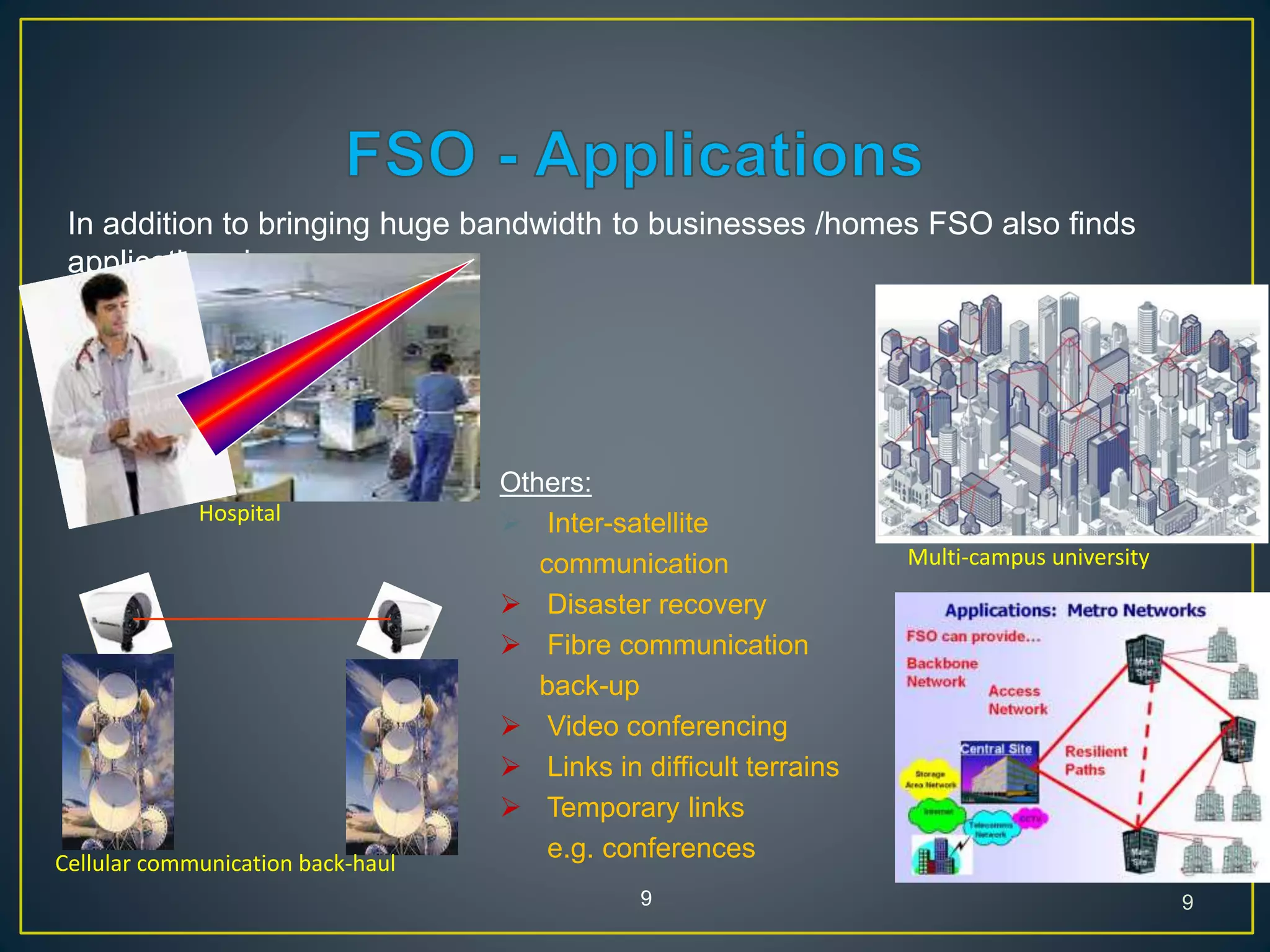 Wireless Optical Communication Pptx Computer Networking Computing