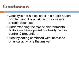 A case study on Childhood obesity & the role of physical activity in ...