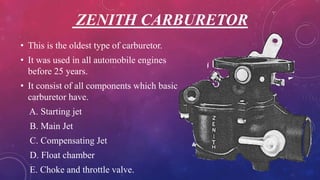 introduction to carburetor | PPTX