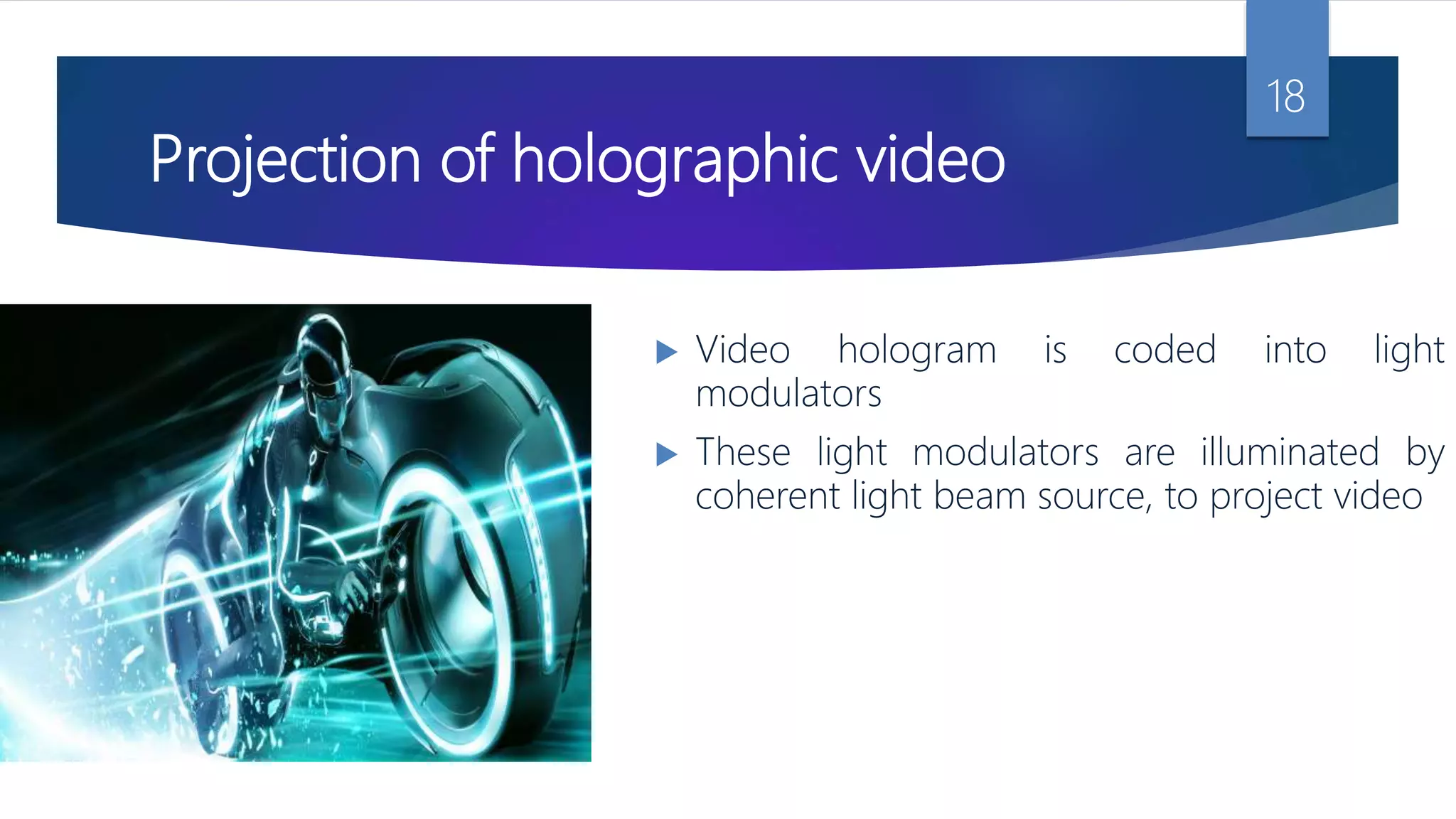 PPT on 3D Holographic Projection Technology ( Hologram) | PPTX | 3-D Graphics | Computer ...