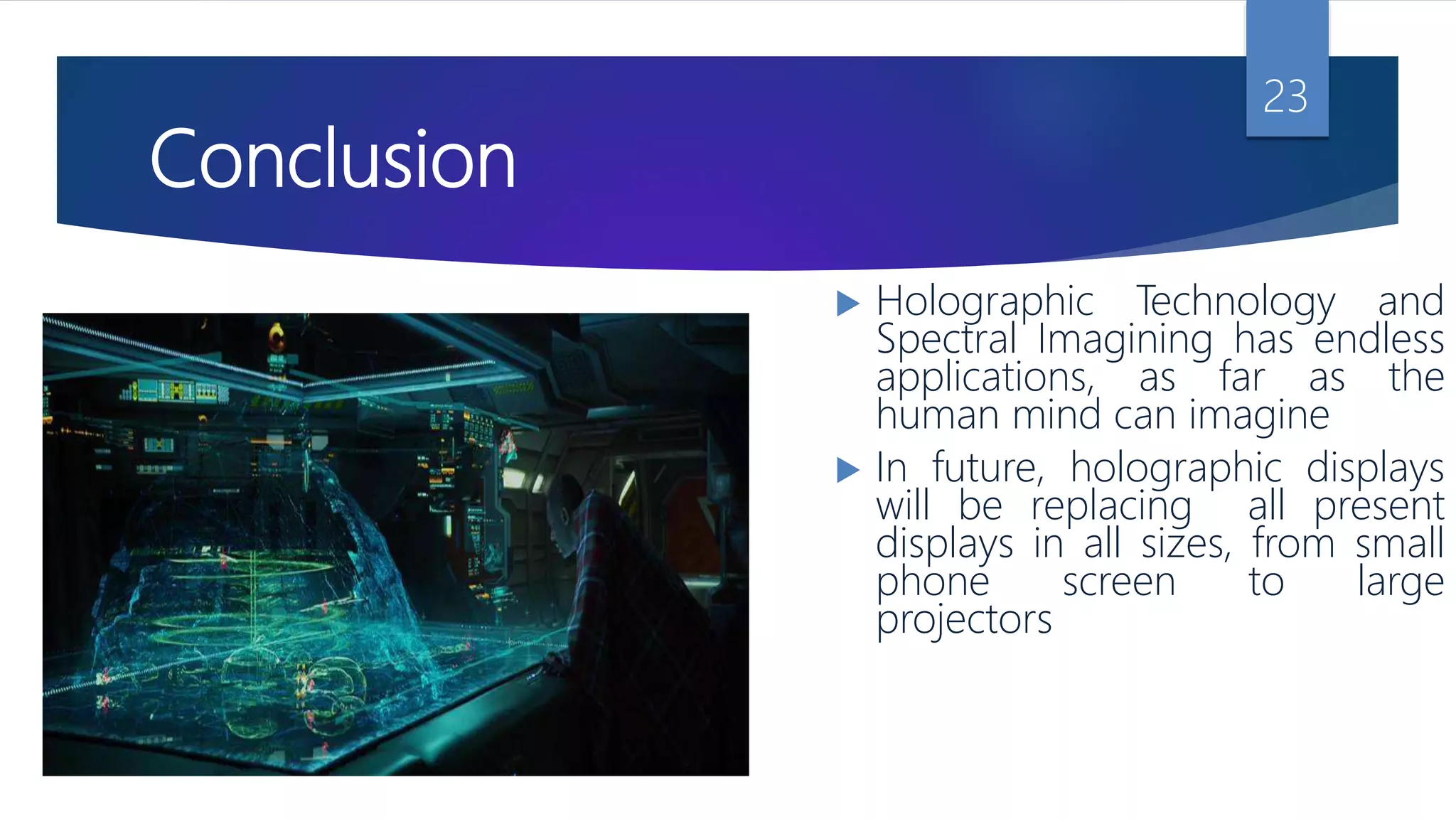 PPT on 3D Holographic Projection Technology ( Hologram) | PPTX