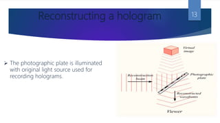 PPT on 3D Holographic Projection Technology ( Hologram) | PPTX