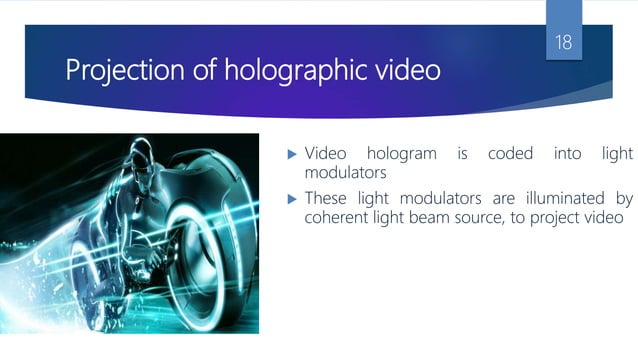 PPT on 3D Holographic Projection Technology ( Hologram) | PPTX | 3-D ...