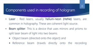 PPT on 3D Holographic Projection Technology ( Hologram) | PPTX