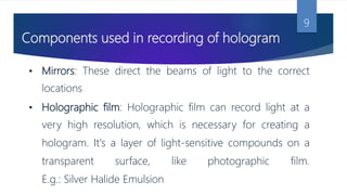 PPT on 3D Holographic Projection Technology ( Hologram) | PPTX