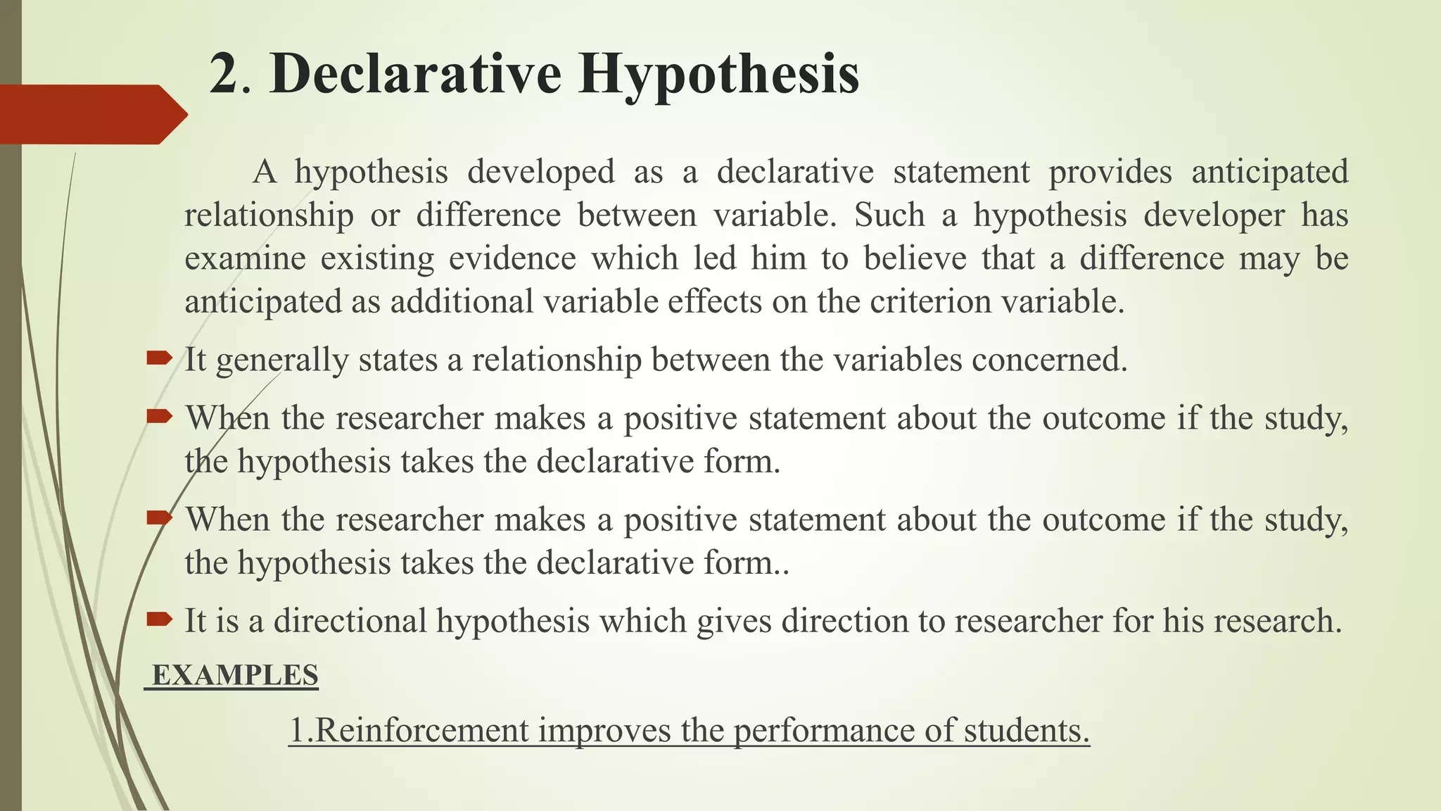 Research Hypotheses and its type | PPTX | Science