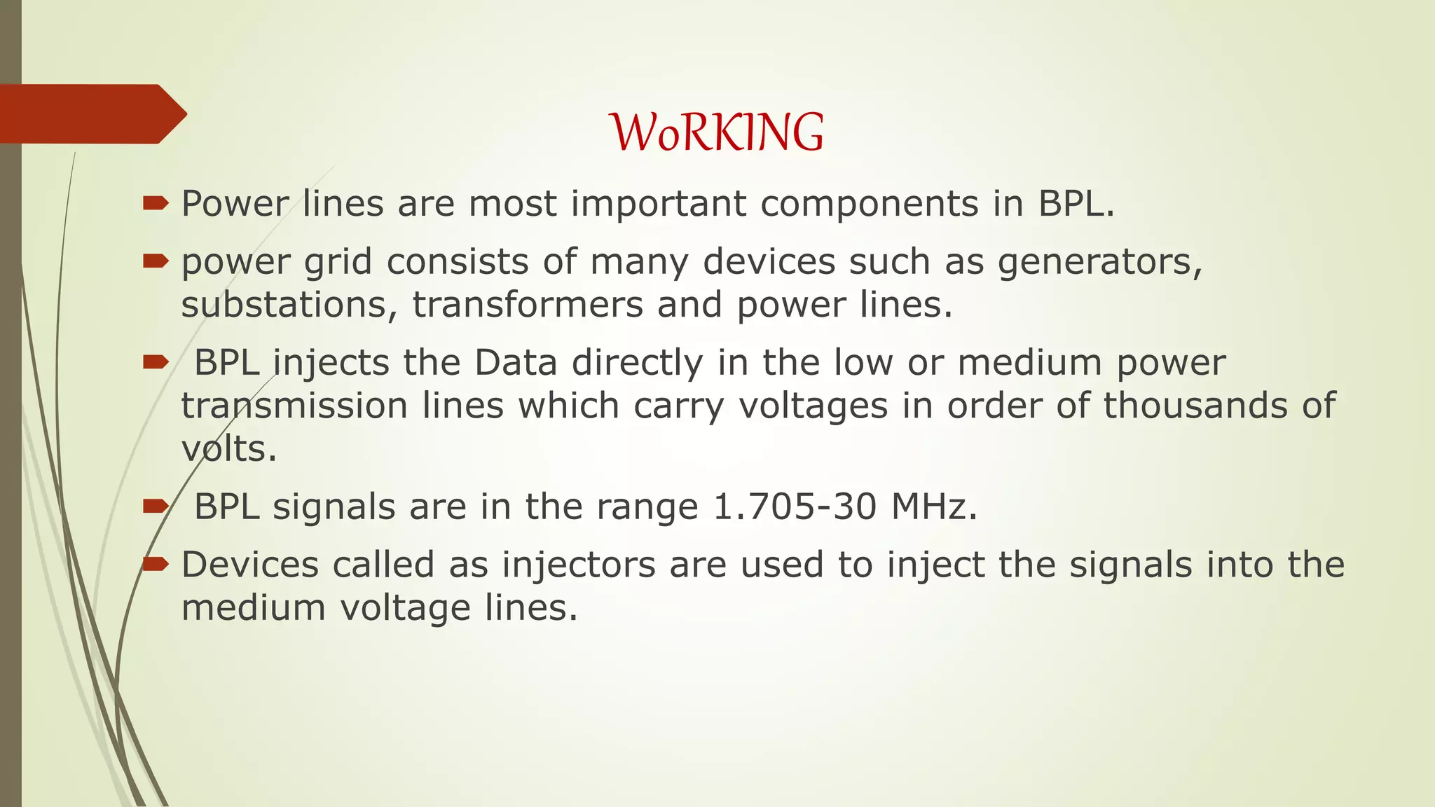 Broadband Over power line | PPTX