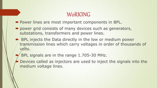 Broadband Over power line | PPTX