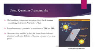 Quantum Cryptography and its Applications | PDF