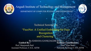 FaceNet: A Unified Embedding for Face Recognition and Clustering | PPT