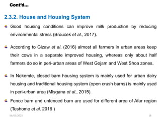 Urban and periurban dairy cattle production and milk marketing in ...