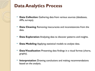 Data Analytics presentation for college. | PPTX
