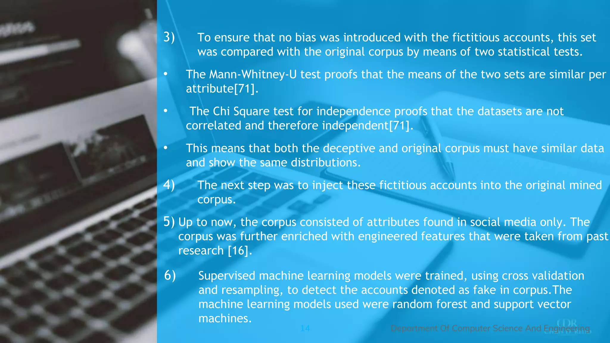 Seminar on detecting fake accounts in social media using machine ...